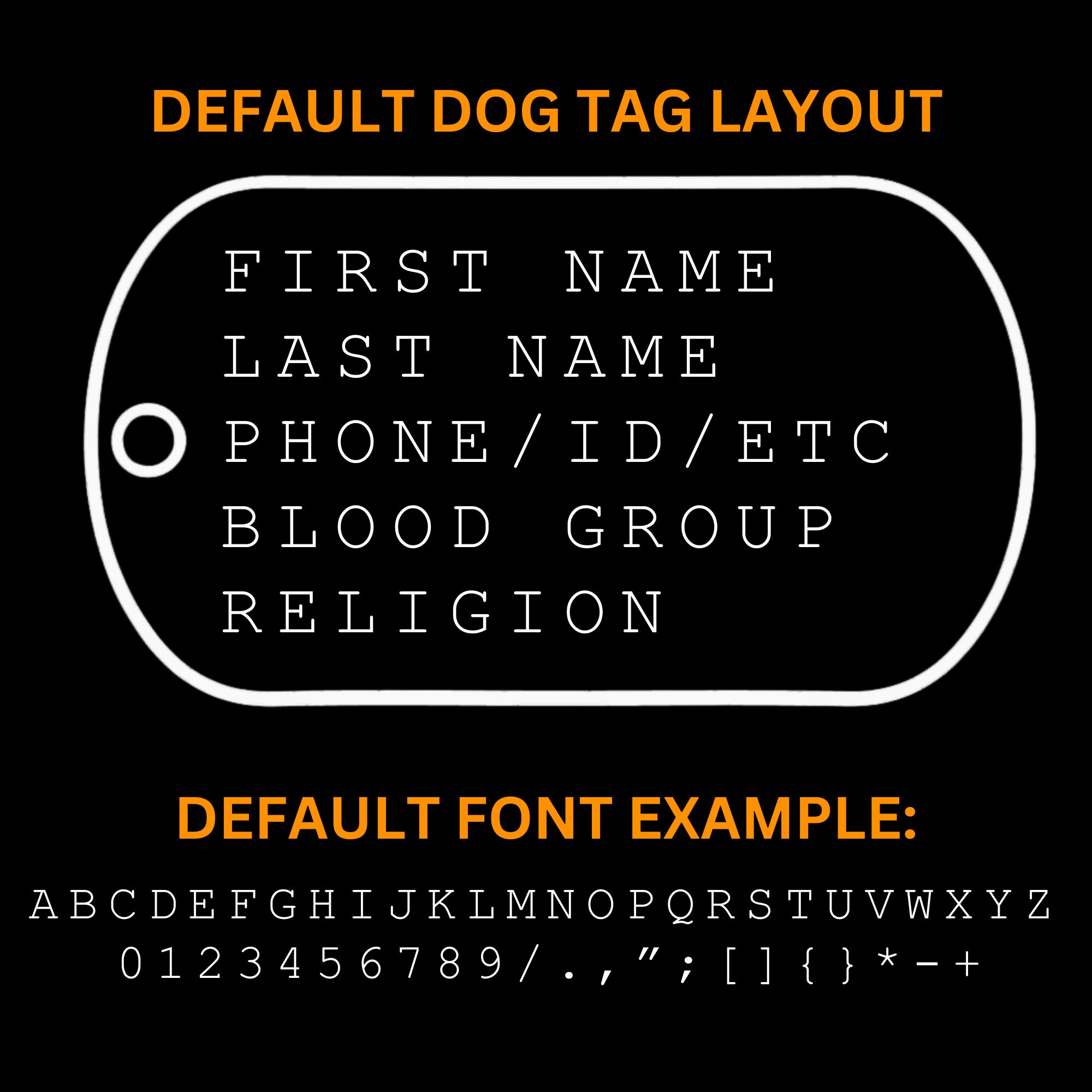 Personalized Army Dog Tags With Rubber Lining, Army Steel Dog Tags ...