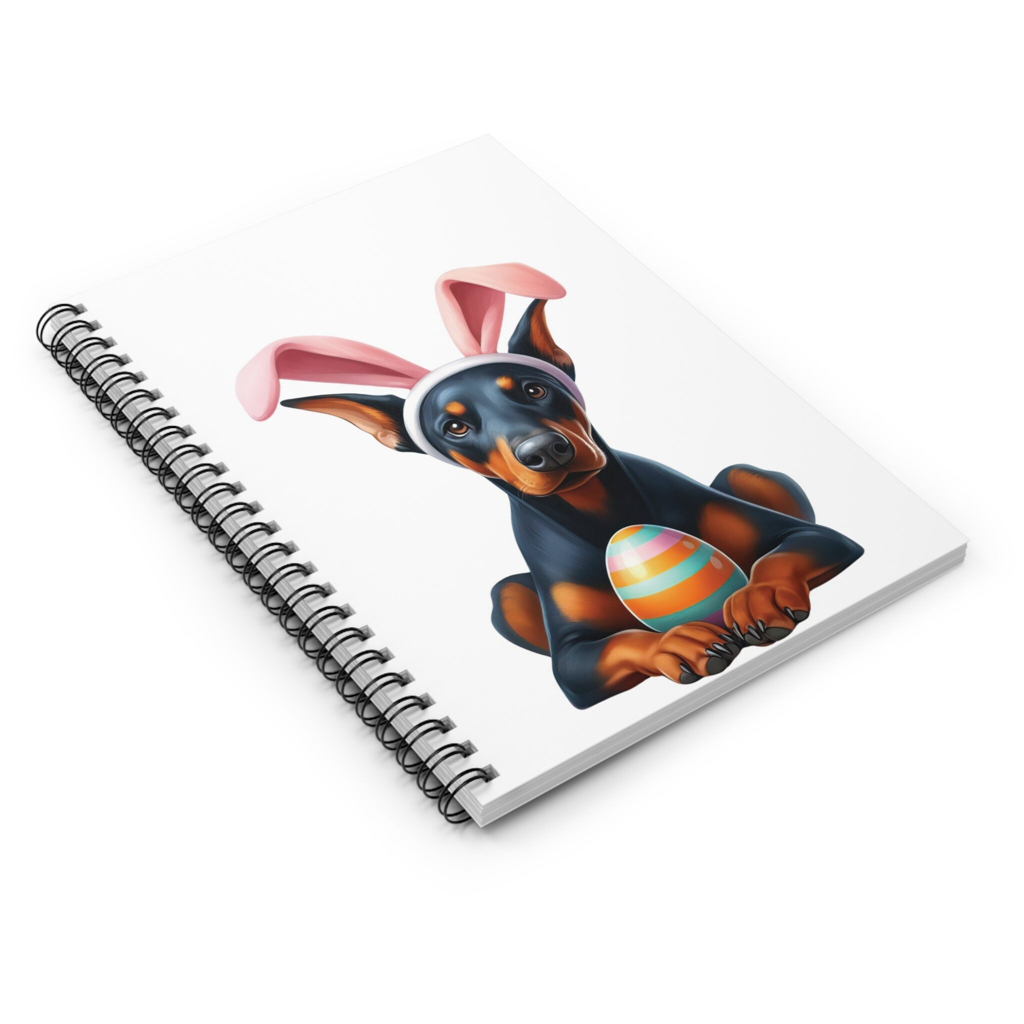 Easter: Personalize This Cute Doberman Pincher With an Easter Egg ...