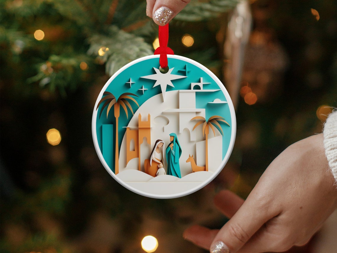 Nativity Journey Christmas Ornament Meaningful Christian Gift for ...