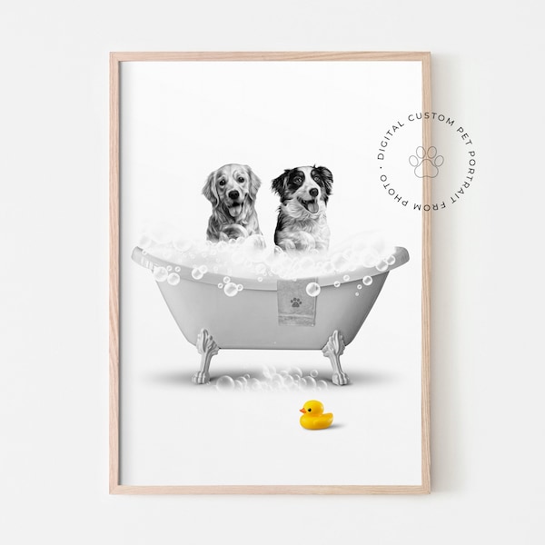 Bathroom Signs Dogs - Etsy