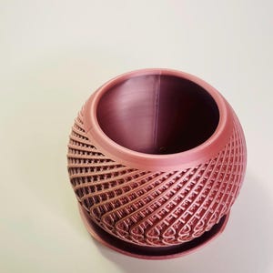 Unique Geometry Planter Pot, 5 Colors, 3D Printed Plant Pot With ...