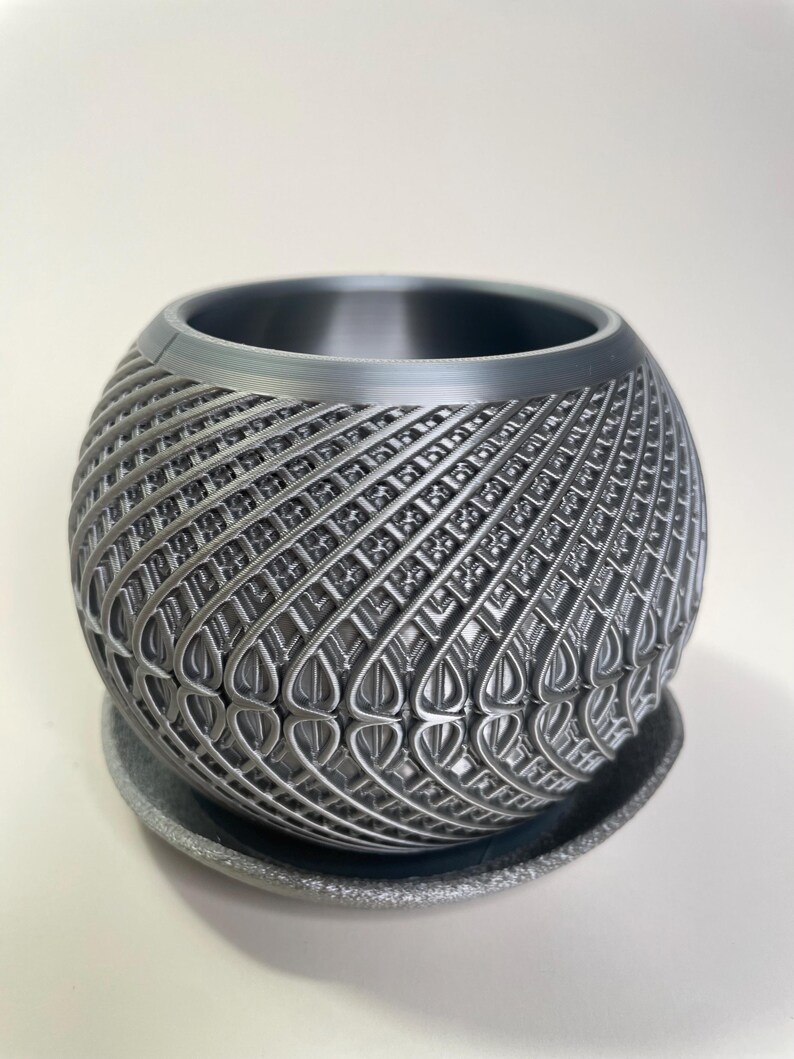 Unique Geometry Planter Pot, 5 Colors, 3D Printed Plant Pot With ...