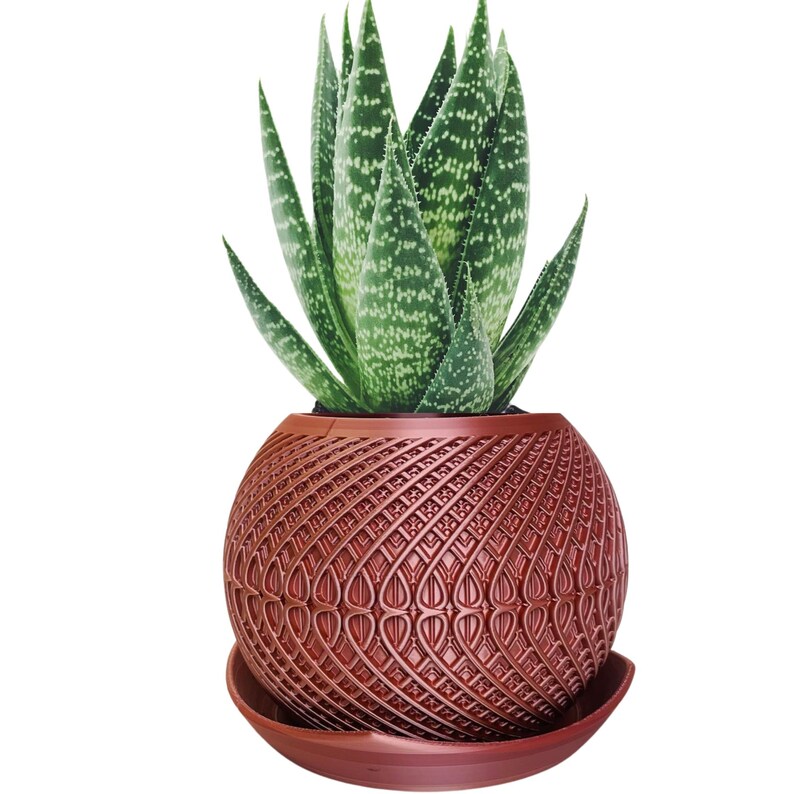 Unique Geometry Planter Pot, 5 Colors, 3D Printed Plant Pot With ...