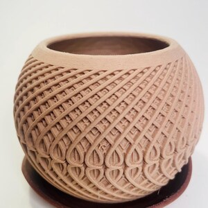 Unique Geometry Planter Pot, 5 Colors, 3D Printed Plant Pot With ...