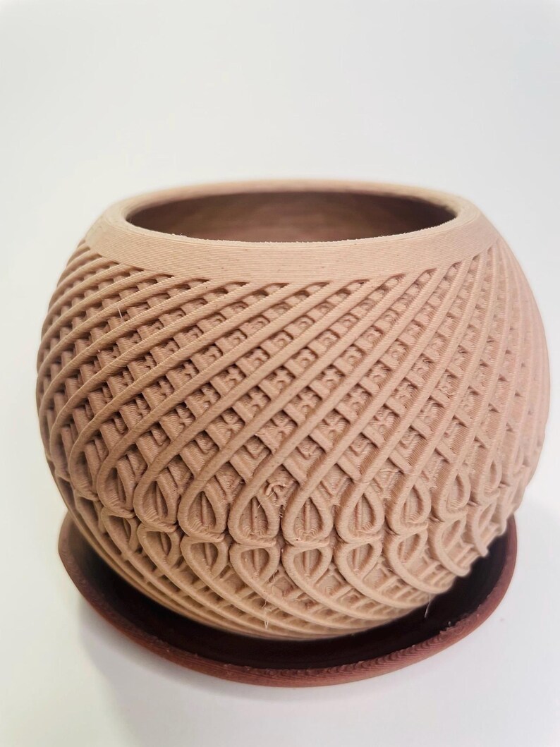 Unique Geometry Planter Pot, 5 Colors, 3D Printed Plant Pot With ...