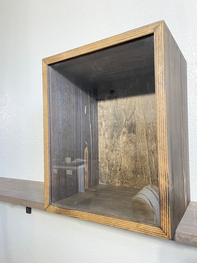 11x14x9 Shadow Box Dark Walnut Free Shipping - Etsy