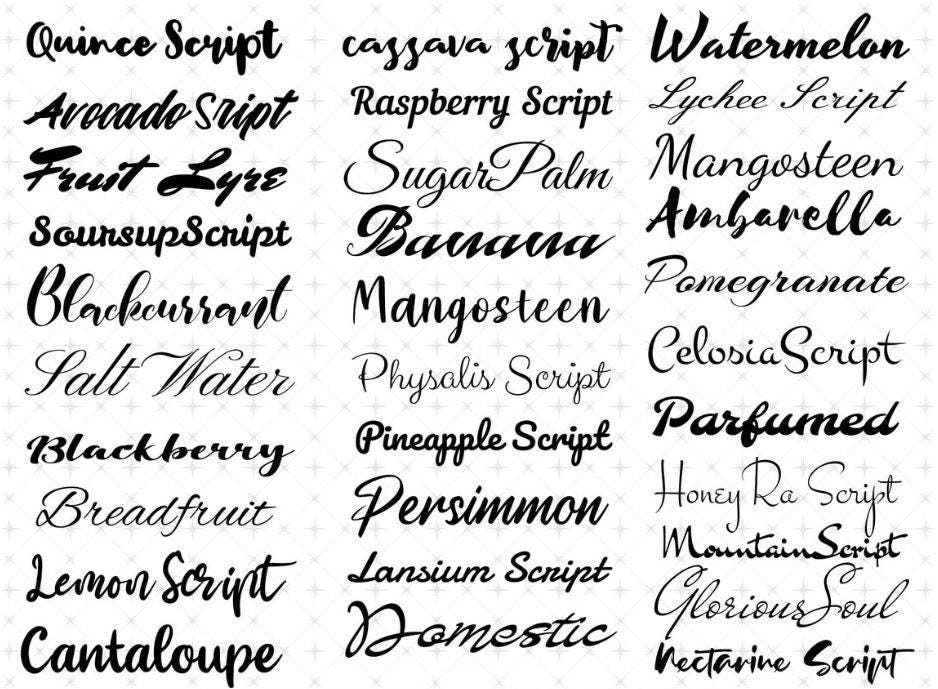 62 Fonts - Font Bundle, Valentine Font, Cricut, Wedding Font, Script ...