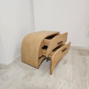 Curved Nightstand, Bedside Table - Etsy