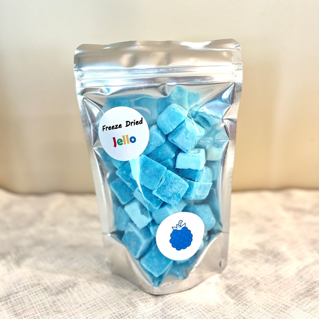 Freeze Dried Blue Raspberry Jello Gelatin - Etsy