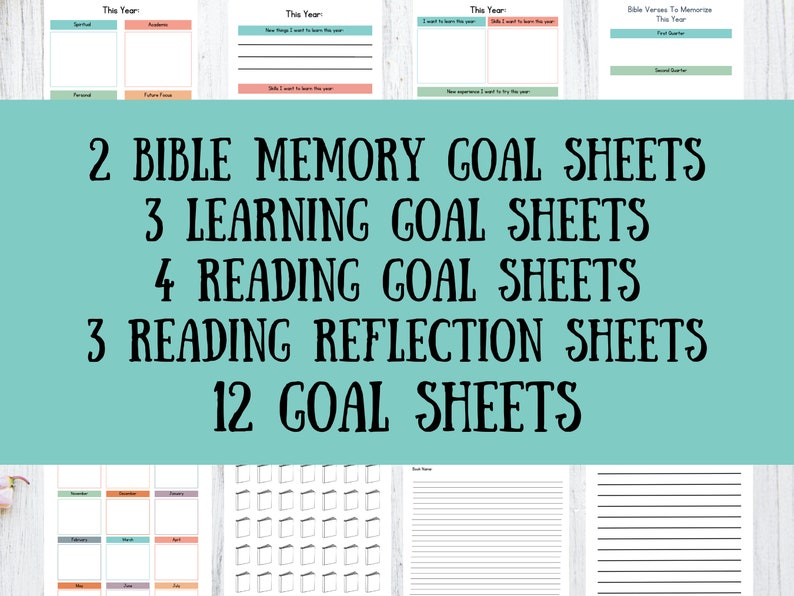 My Learning Goal Sheets - Etsy