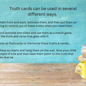 Biblical Truths for Kids on "temptations" - Printable Card Pack ...