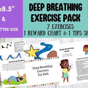 Deep Breathing Exercises Printable Pack for Kids - Family-friendly ...