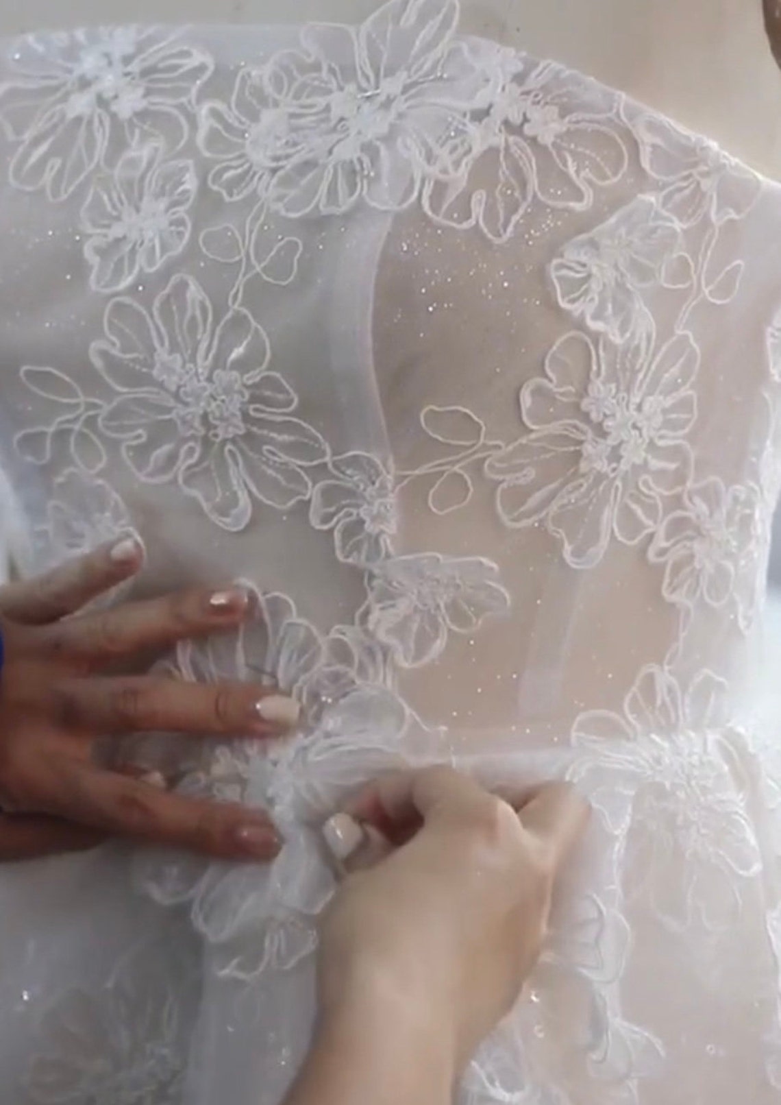 Long-sleeve Lace Wedding Dress | Off-shoulder Elegance, Bridal Gown, A ...