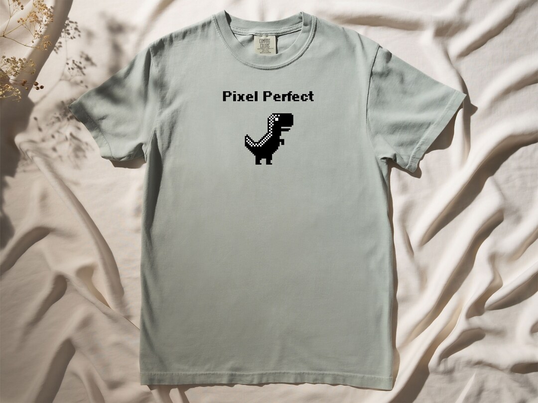 Pixel Lonely T-rex T-shirt, No Internet T-rex, T-rex Shirt, Computer ...