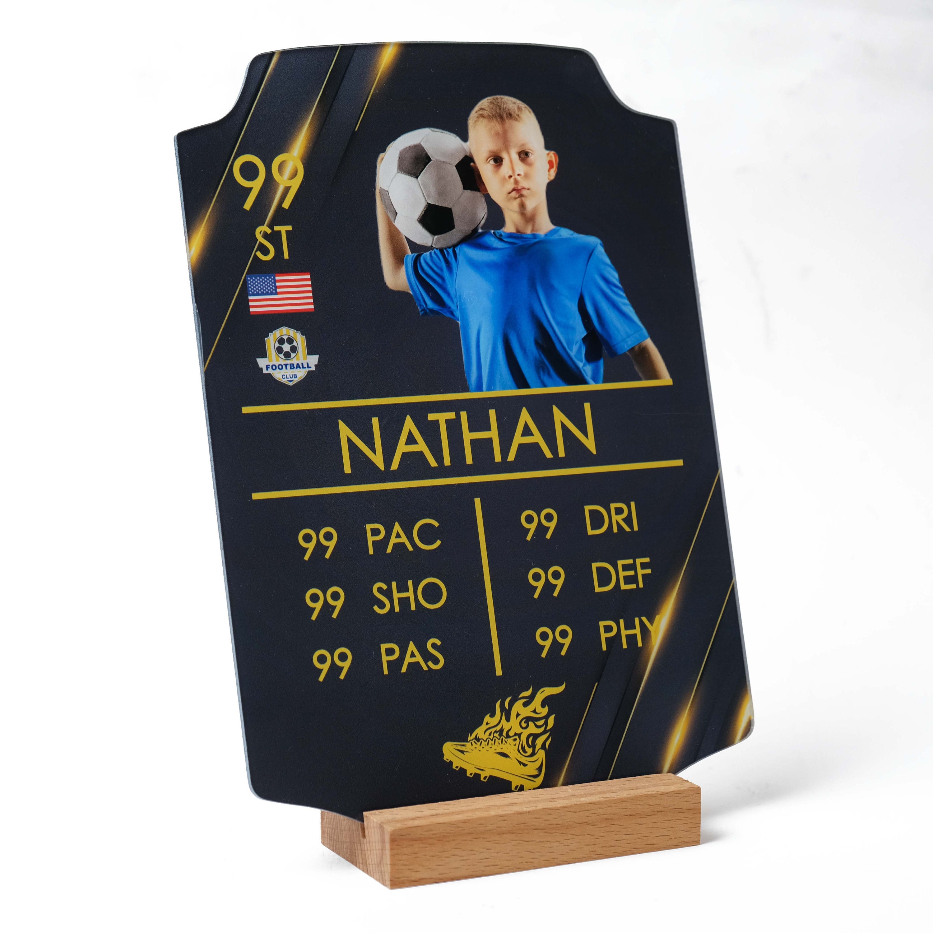 Personalized FIFA Card Ultimate Team Card, Gift Soccer Game Football ...