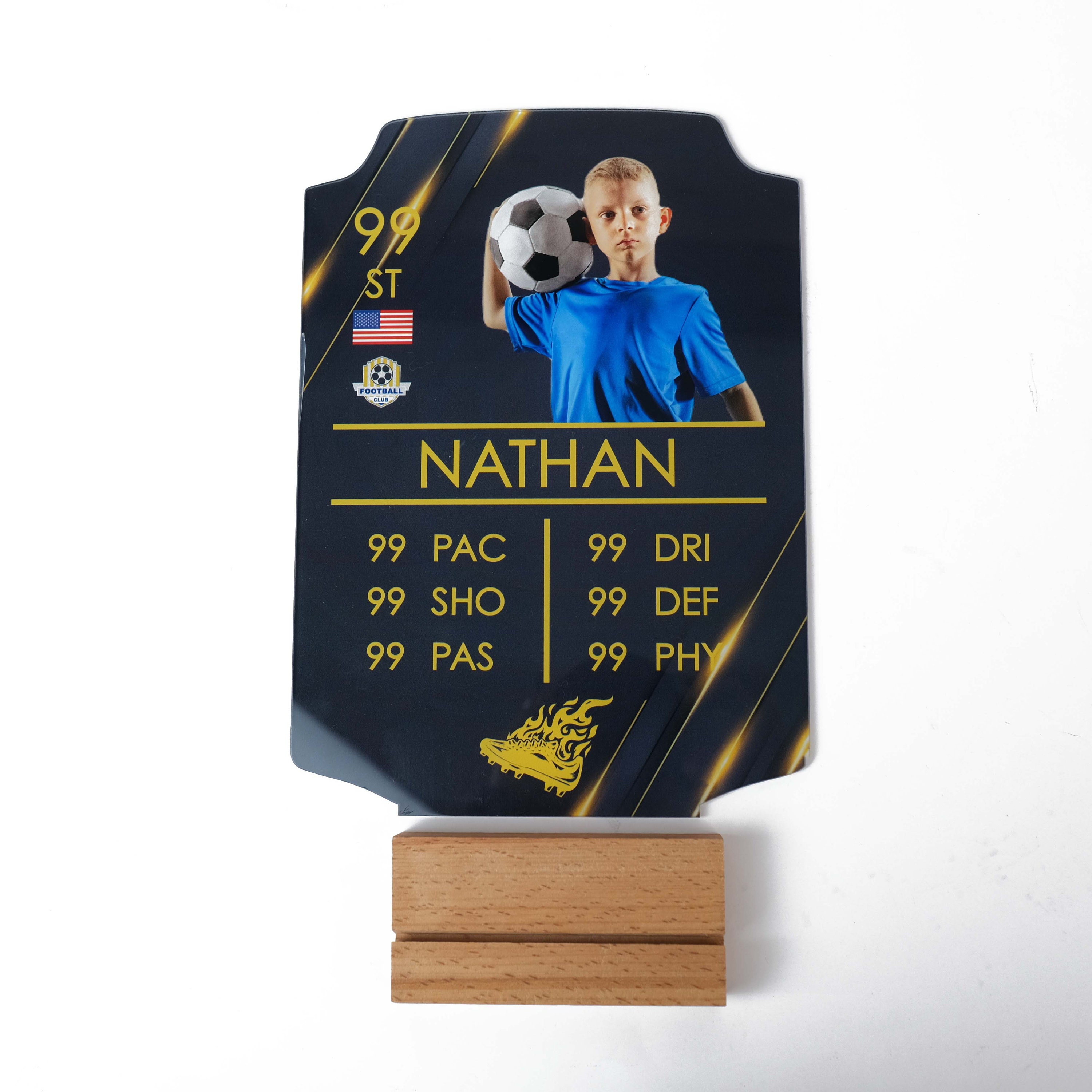 Personalized FIFA Card Ultimate Team Card, Gift Soccer Game Football ...