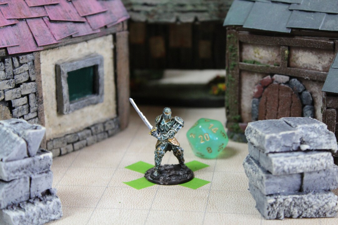 Fighter Human Male Custom Hand Painted Miniature - Etsy