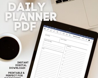 Daily Digital Planner, Goodnotes Planner, iPad Planner, Notability ...