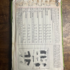 Simplicity 9049, Vintage 1979 Sewing Pattern. Women’s Tunics and Tie ...