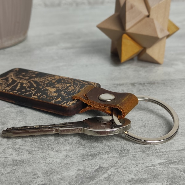 Wooden Keychain - Etsy