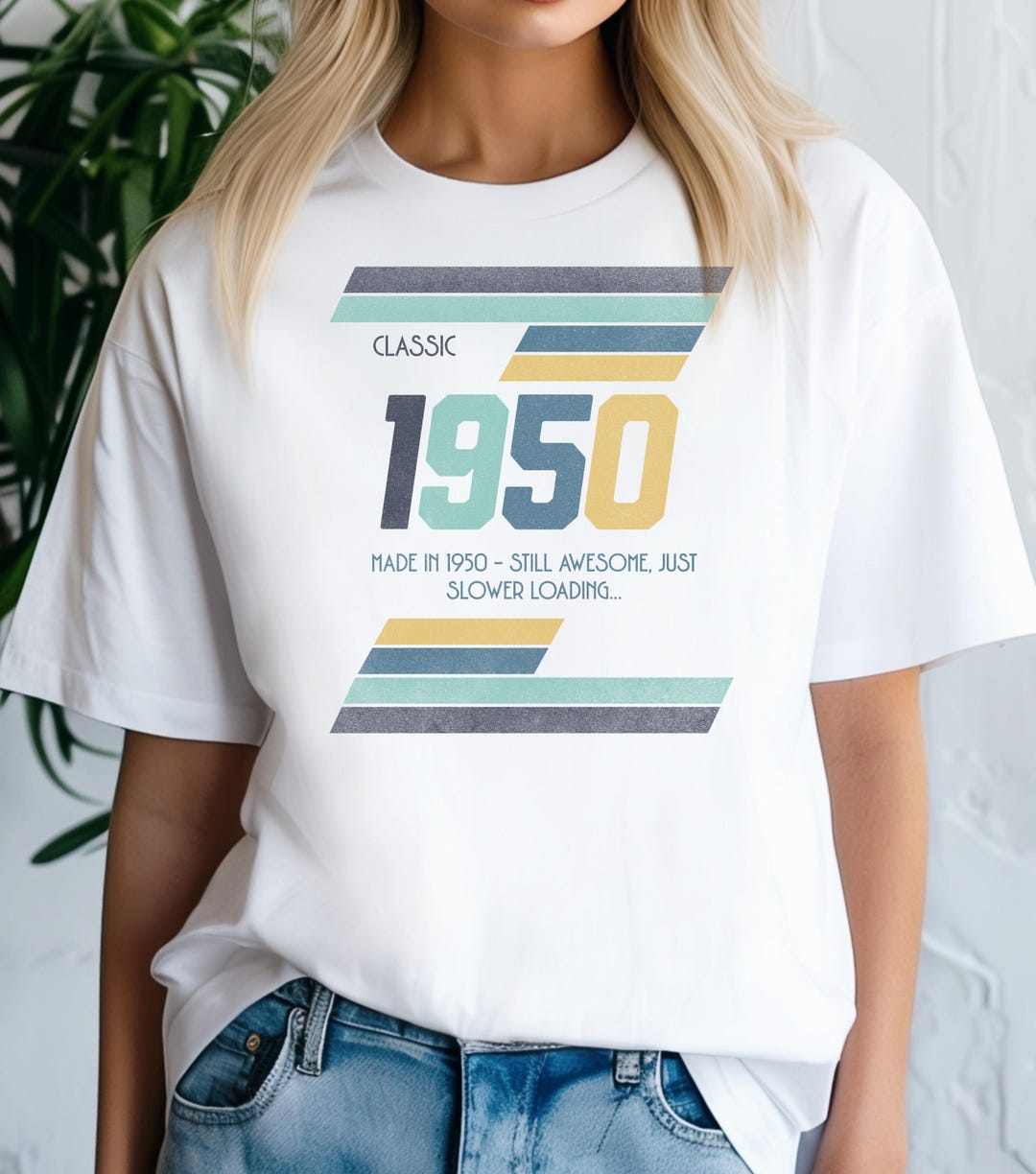 1950 Birth Year, Still Awesome Unisex Garment-dyed T-shirt, Vintage ...
