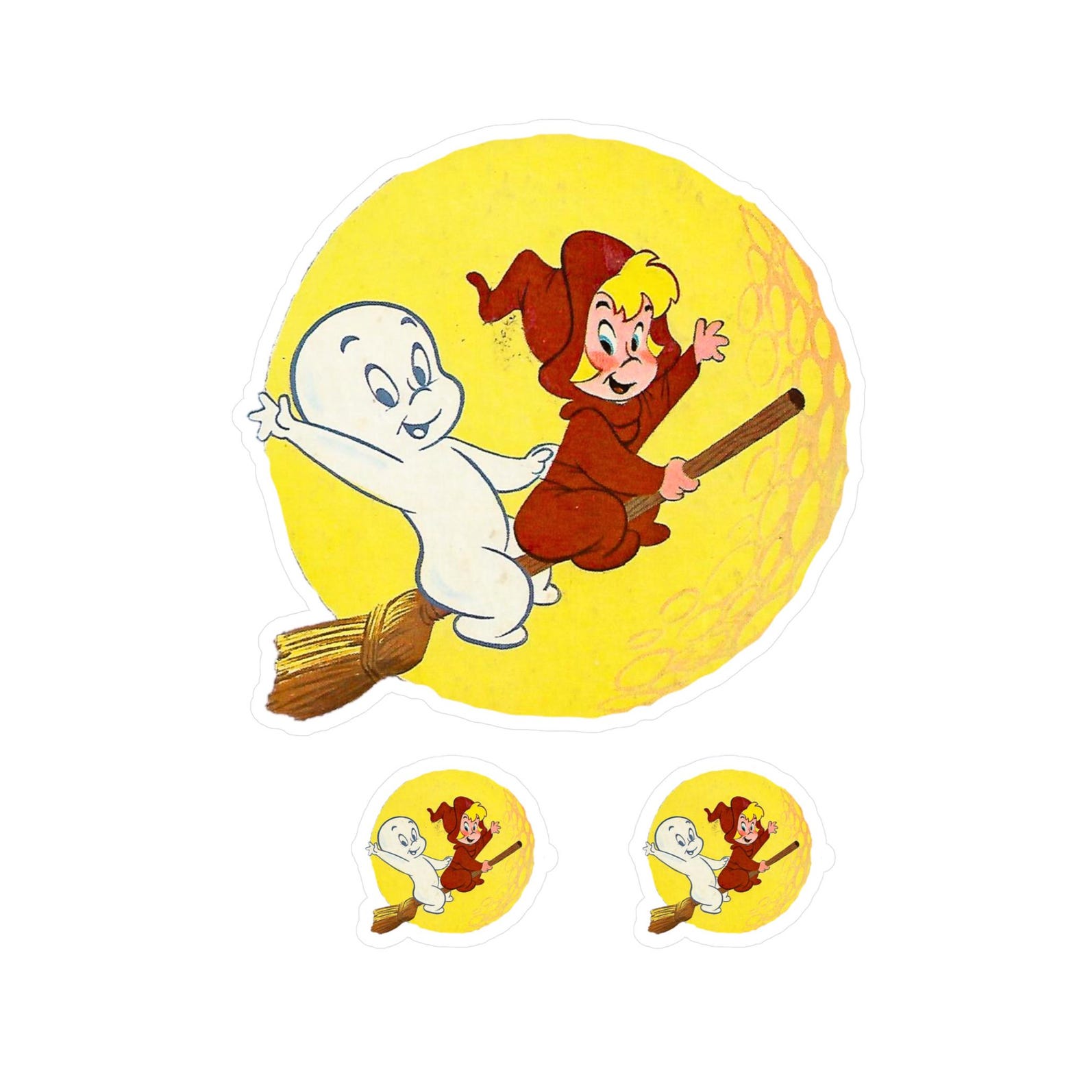 Vinyl Stickers, Wendy the Witch and Casper Decals, Water Bottle Laptop ...