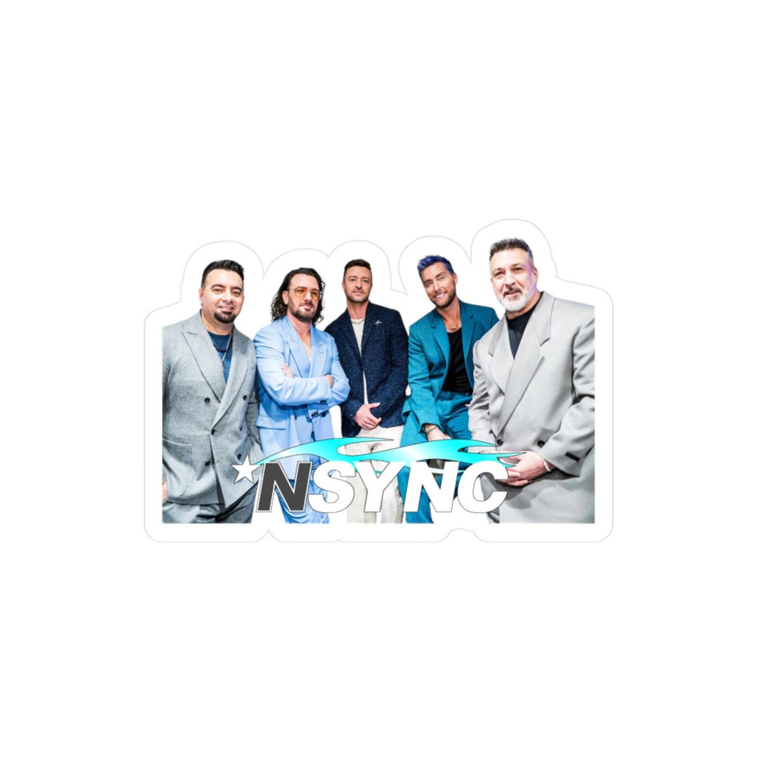 NSYNC Kiss-cut Vinyl Decals for Fans, Collectibles, Stickers ...