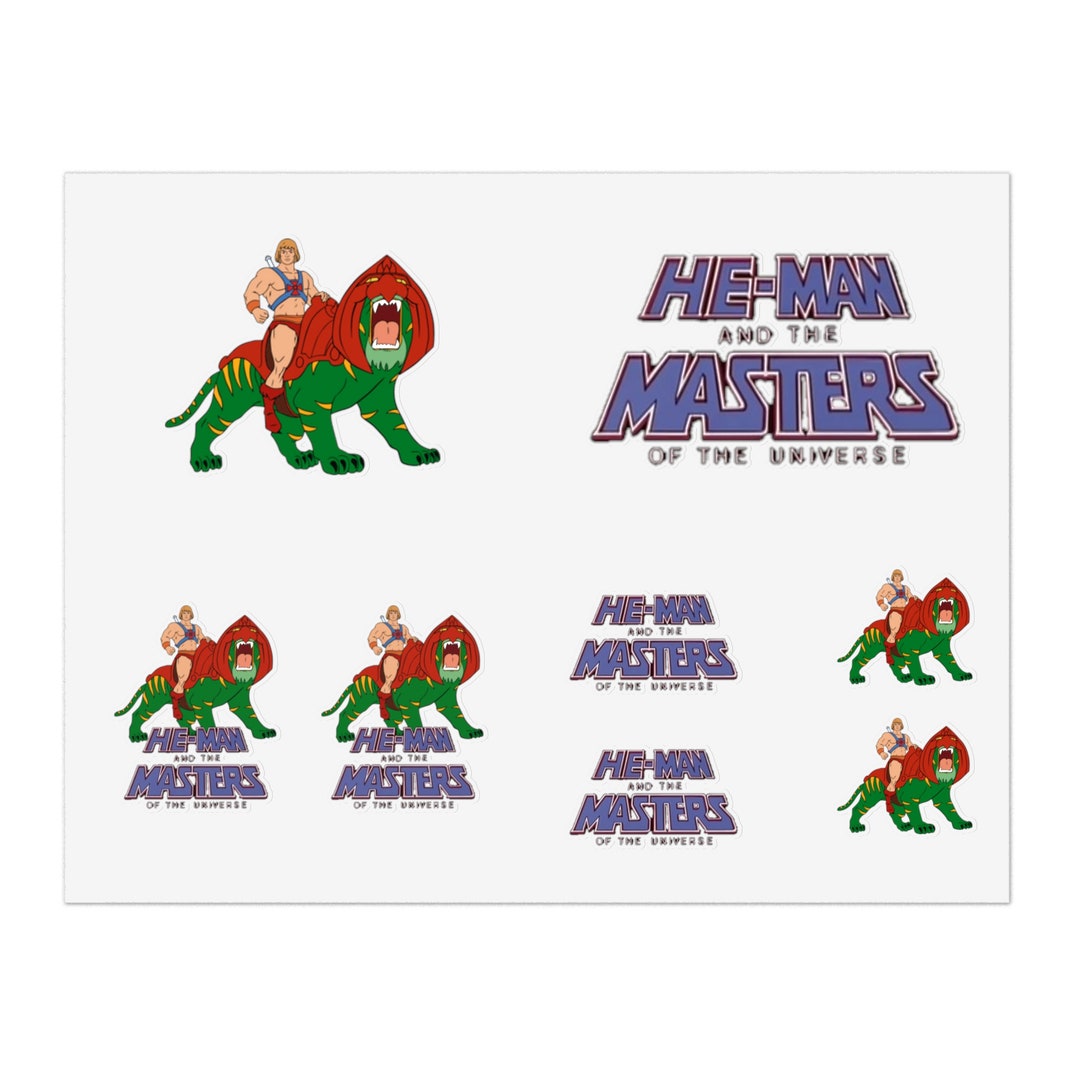 He-man Sticker Sheet - Etsy