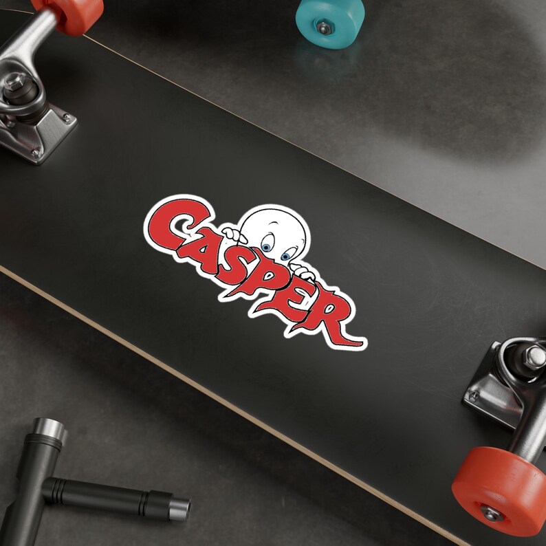 Casper Vinyl Decals, Red and White, Adorable Cartoon Character Stickers ...