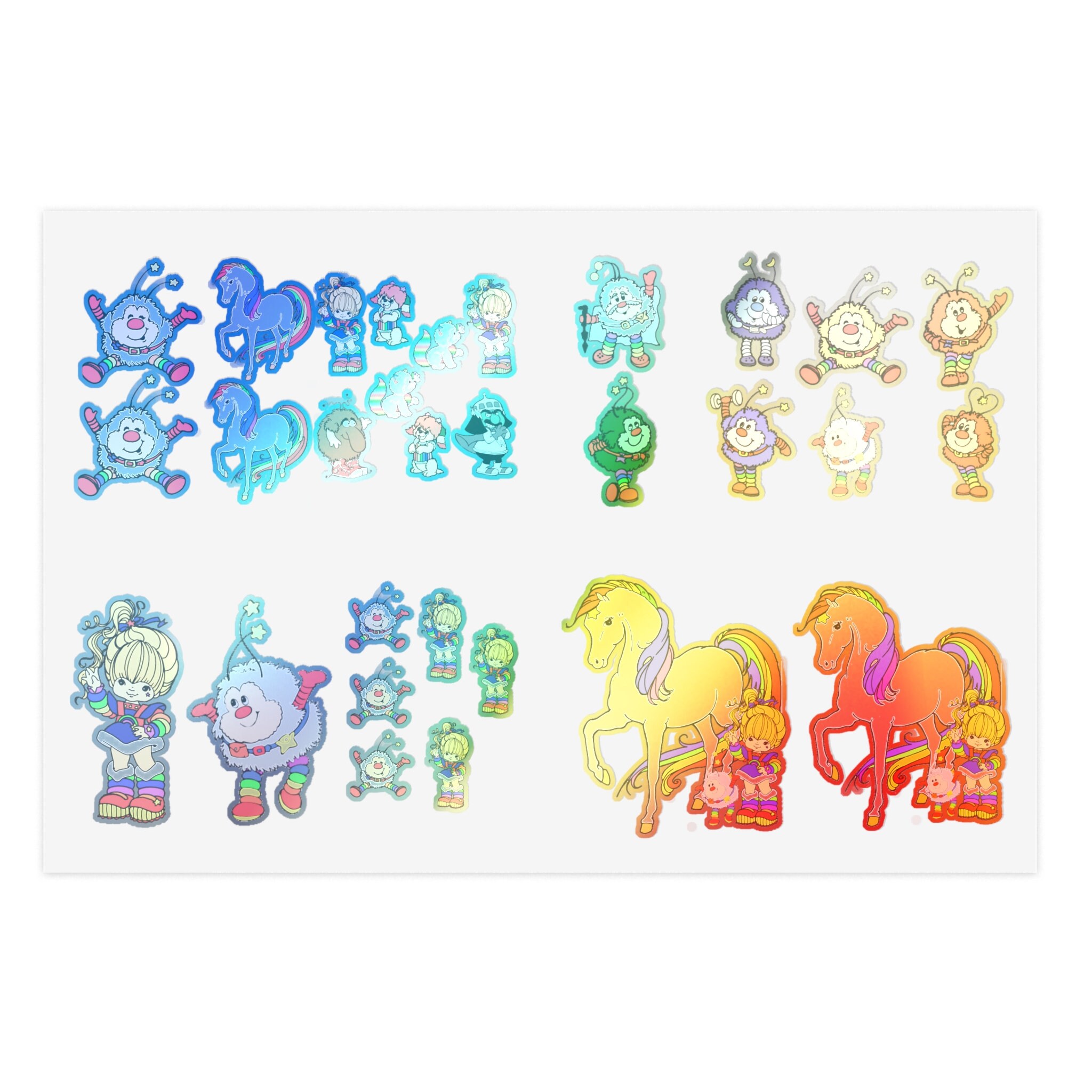 Rainbow Brite Sticker Sheets - Etsy
