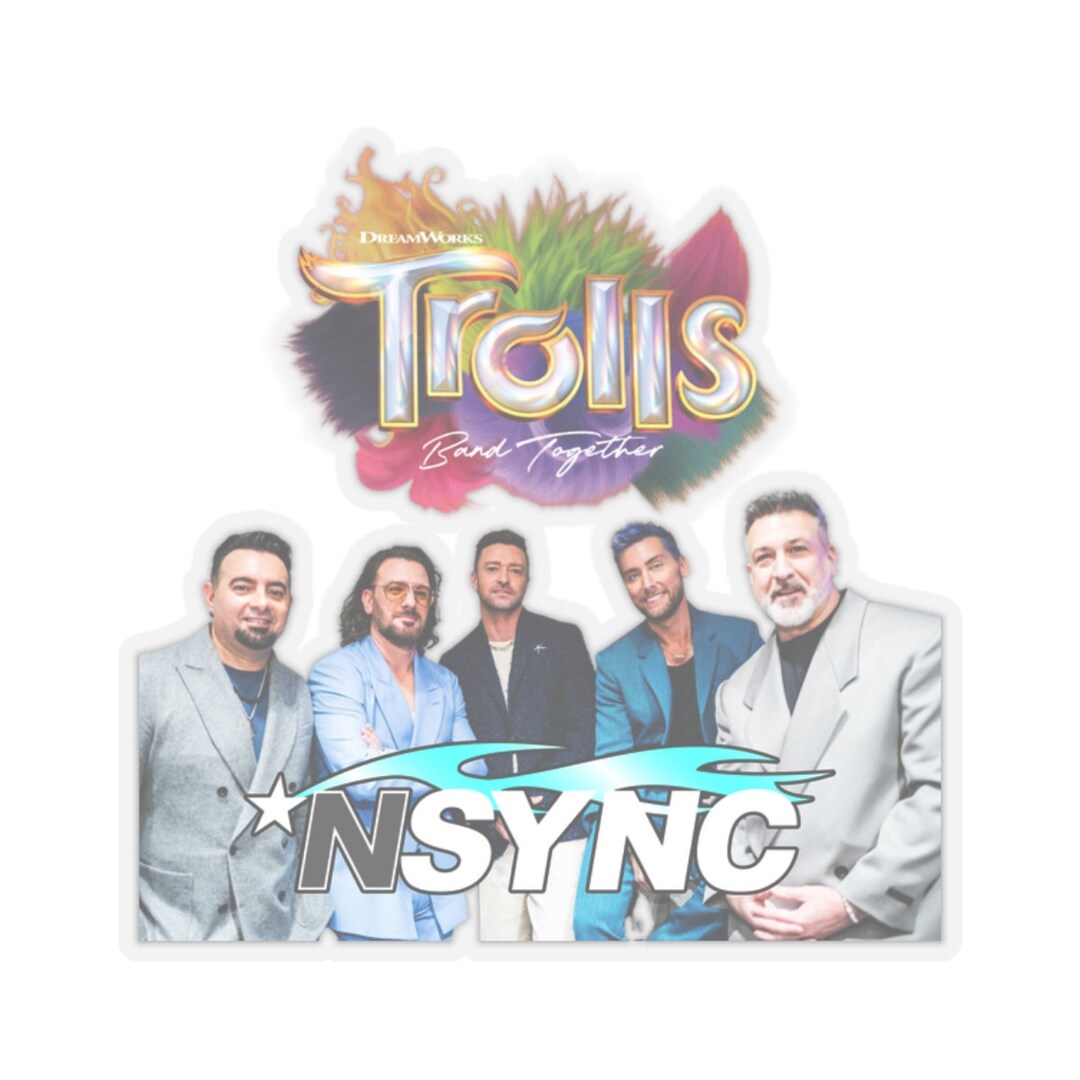 NSYNC Trolls Band Together Kiss-cut Stickers - Etsy