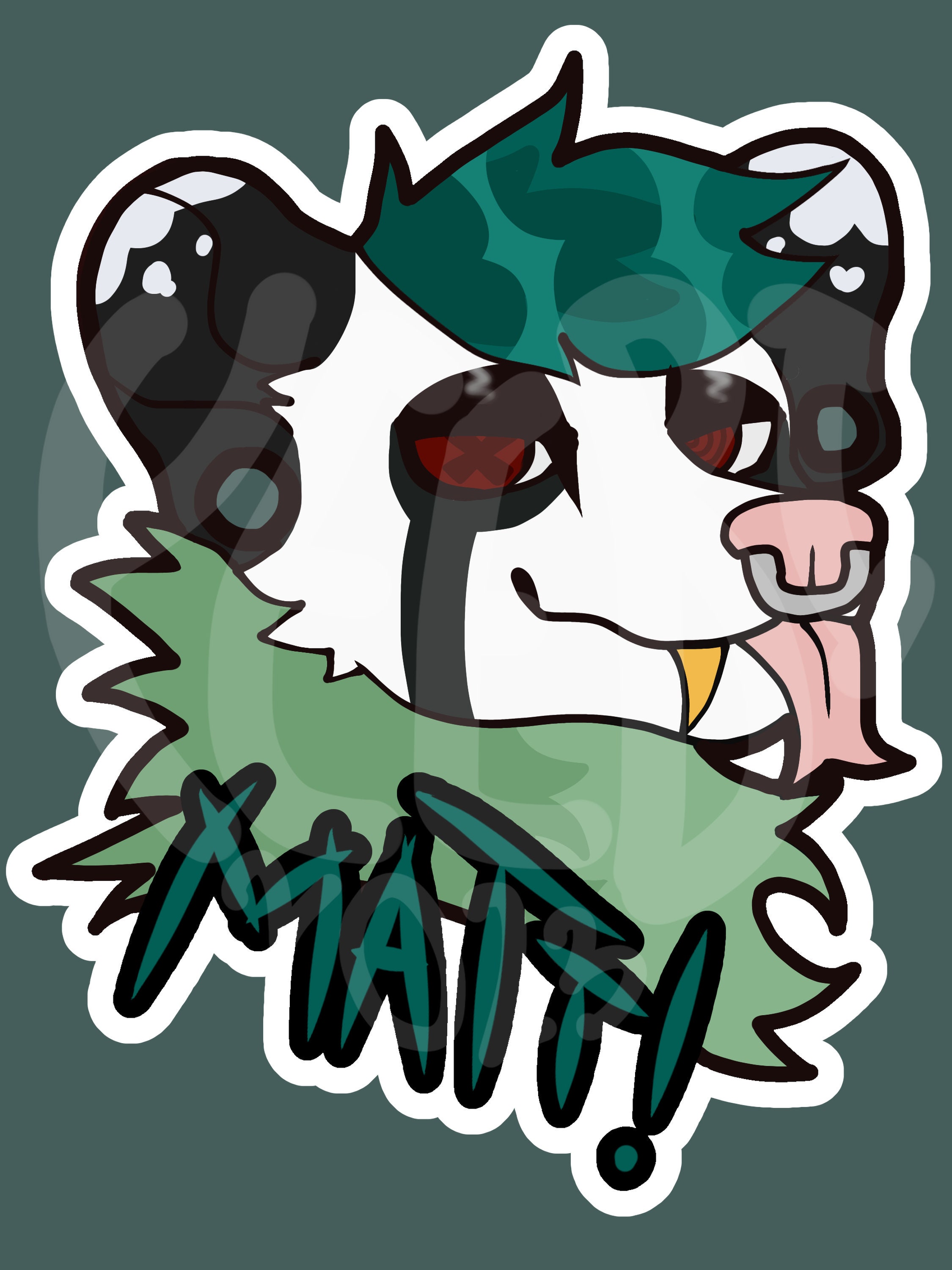 Custom Fursona Badge! (printed and Laminated With or Without ...