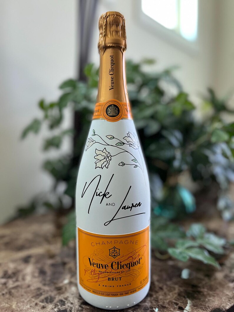 Custom Home or Venue Champagne Bottle, Congratulatory Gift, Anniversary ...