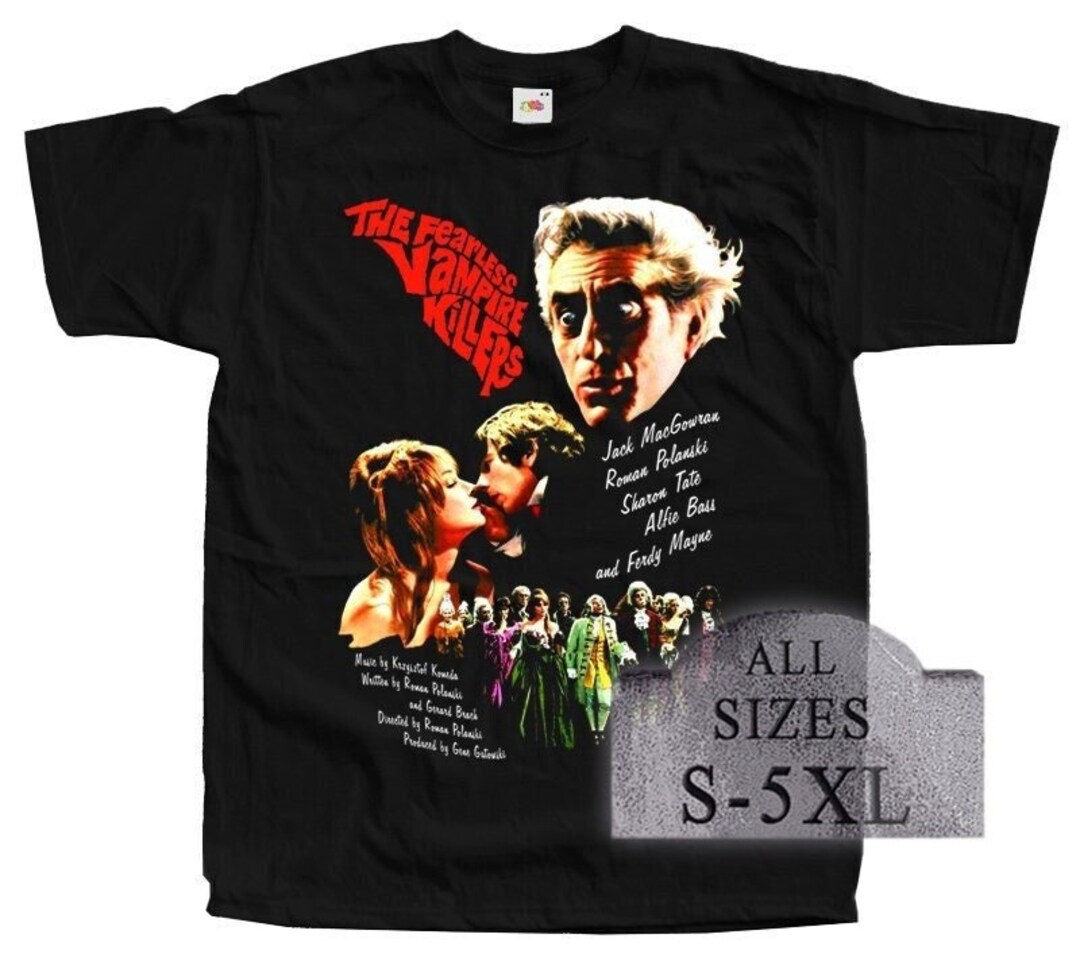 The Fearless Vampire Killers V12 Horror Poster T-SHIRT All Sizes S-5XL ...