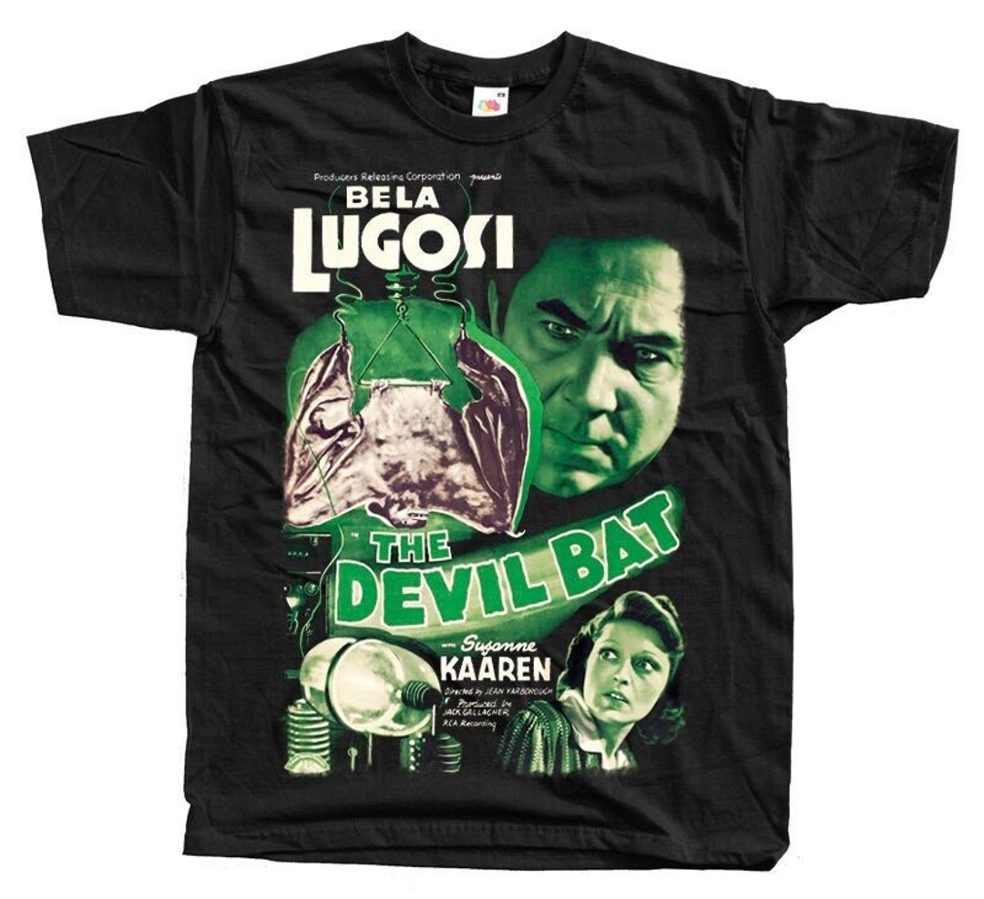 The Devil Bat V1 Horror Poster T-SHIRT All Sizes S-5XL Cotton - Etsy