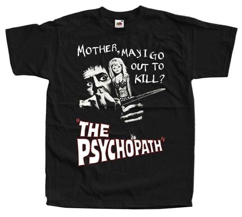 The Psychopath V1 Horror Poster T-SHIRT All Sizes S-5XL Cotton - Etsy