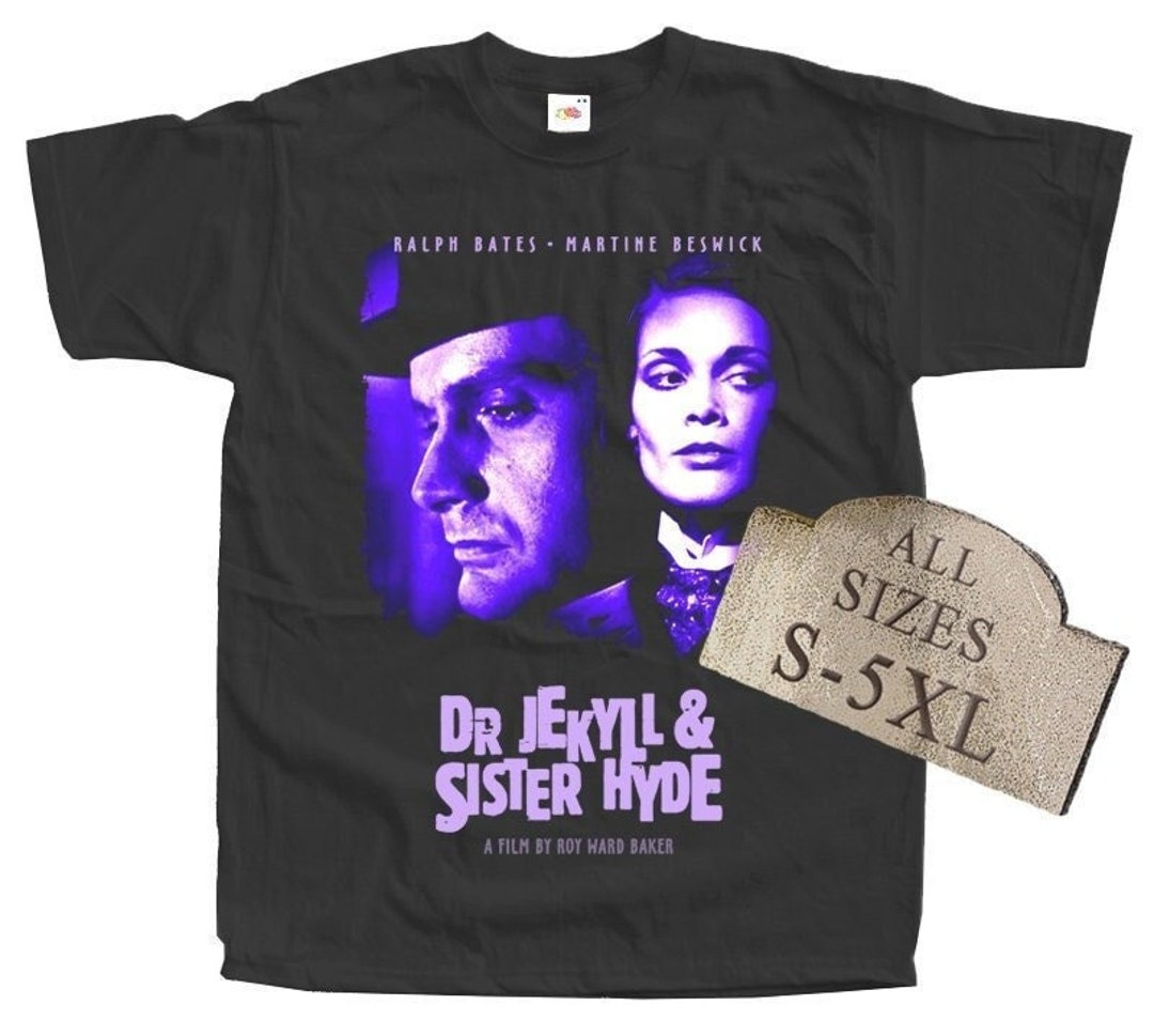 Dr Jekyll and Sister Hyde V4 Horror Movie Poster T SHIRT BLACK - Etsy