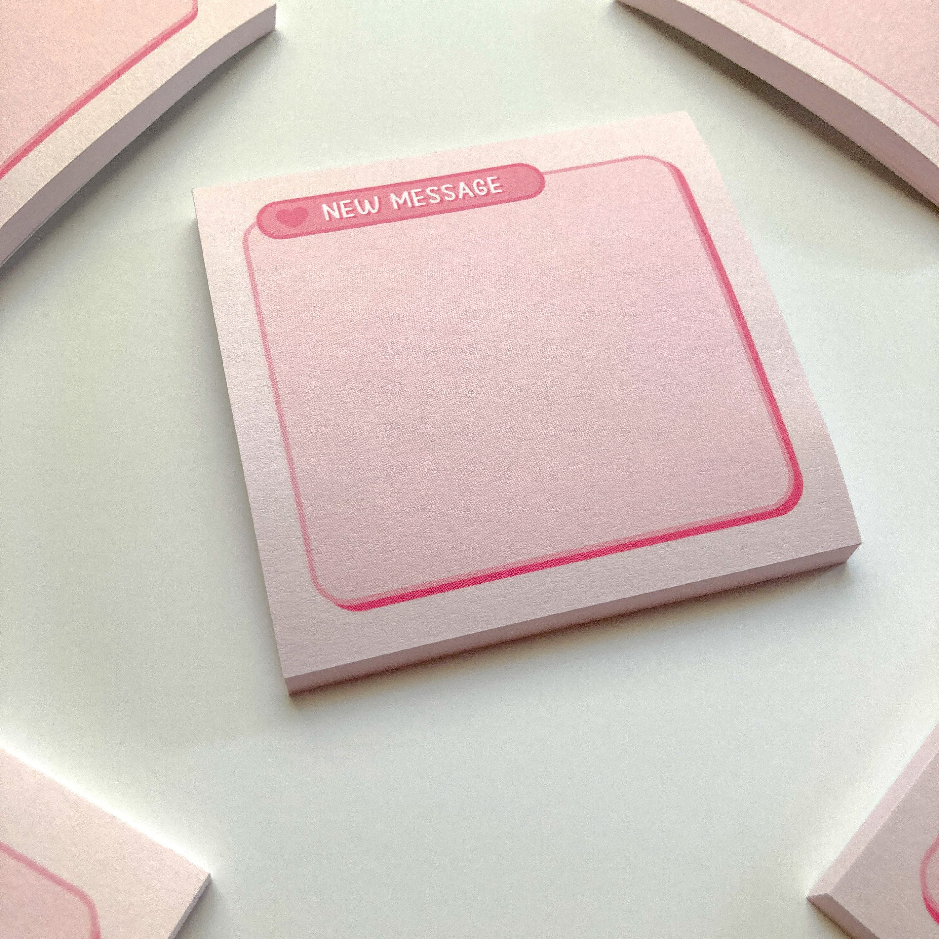 New Message Sticky Notes, Chat Bubble Sticky Memo Pads, Cute Instant ...