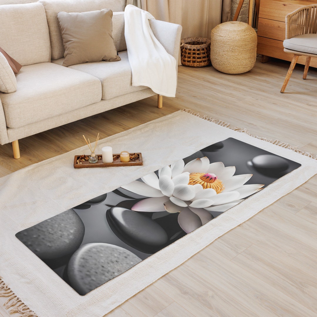 Lotus Flower Yoga Mat - Etsy