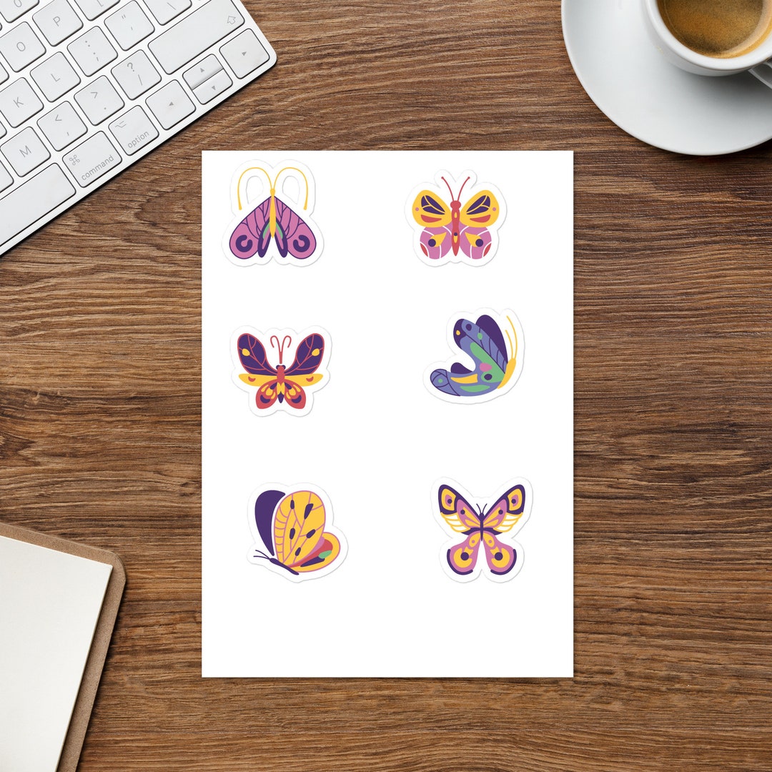 Butterflies Sticker Sheet - Etsy