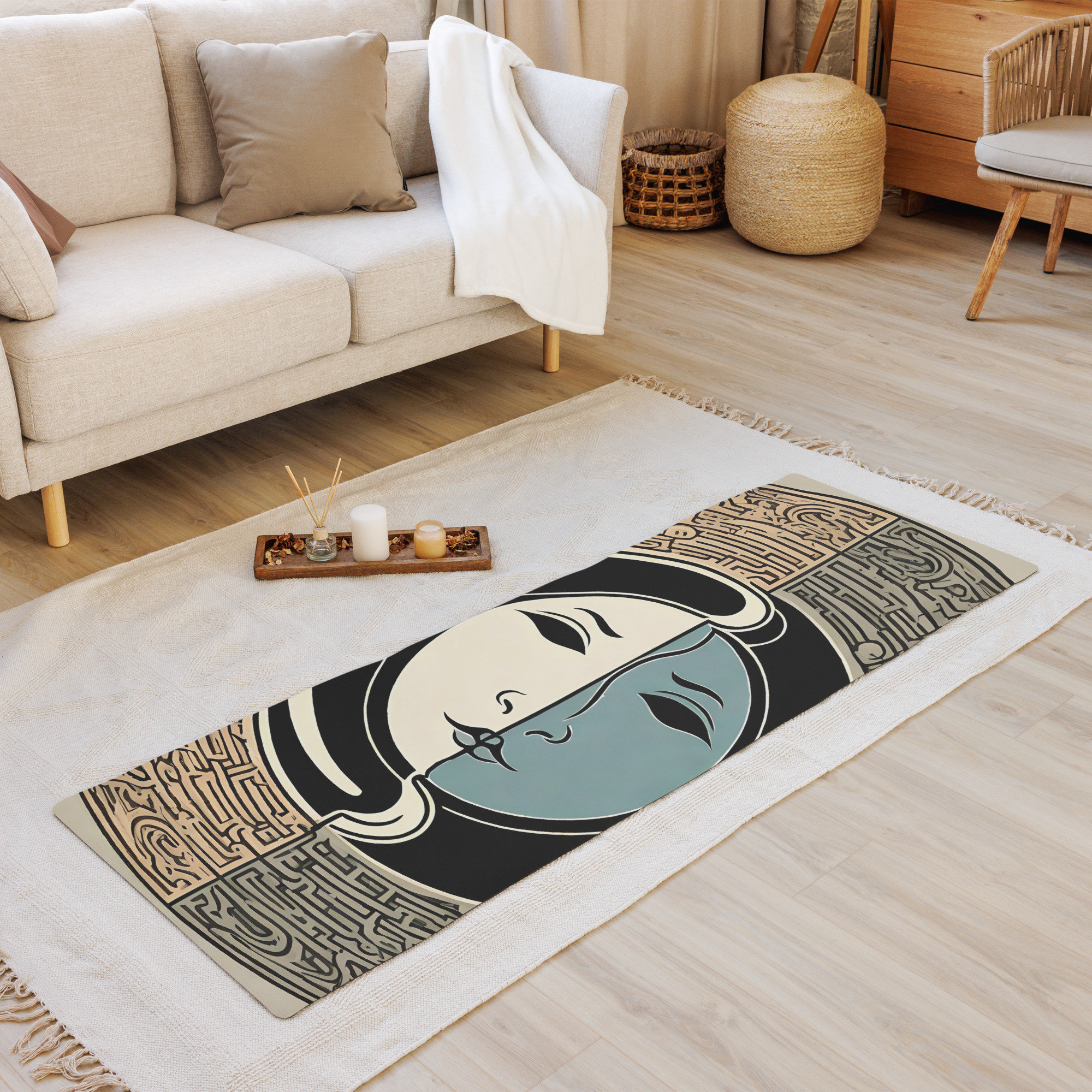 Yin Yang Face Yoga Mat - Etsy