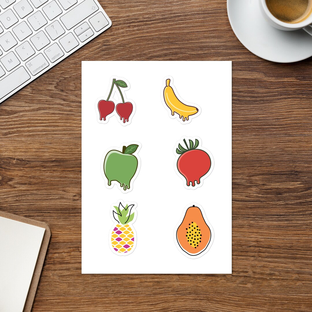 Fruits Sticker Sheet - Etsy