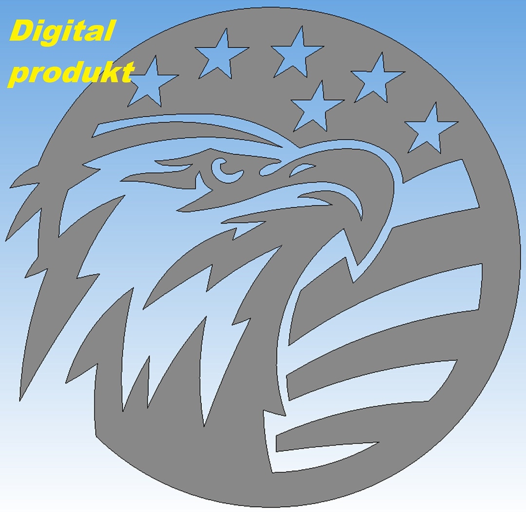Eagle. Decorative Panel. DXF Files for Plasma, Laser, Cnc. Digital ...