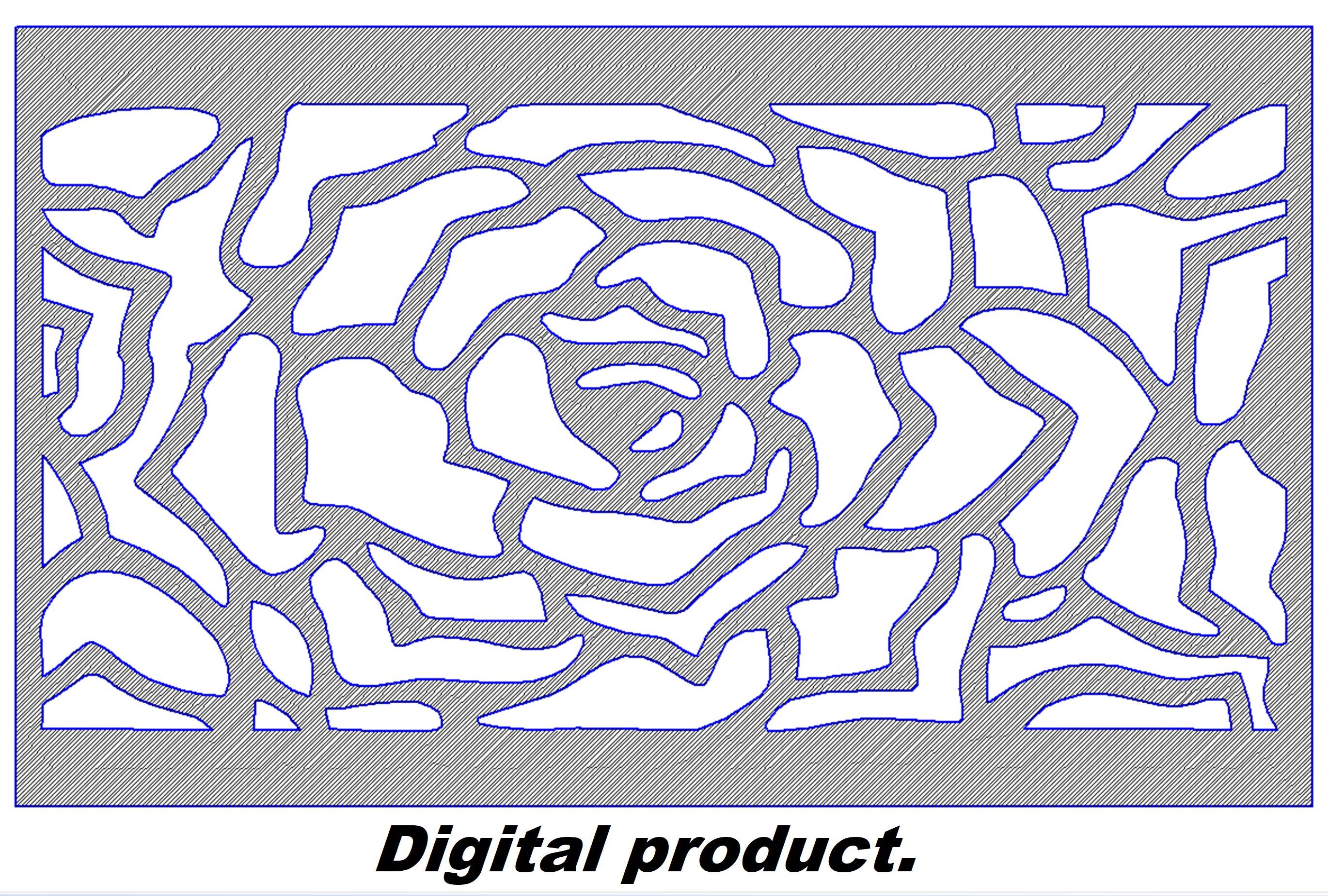 Rose. Decorative Panel. DXF Files for Plasma Laser Cnc. - Etsy