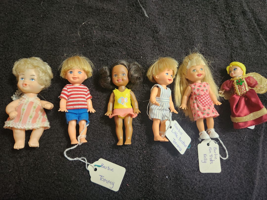 Set of 6 Mini Barbies - Etsy
