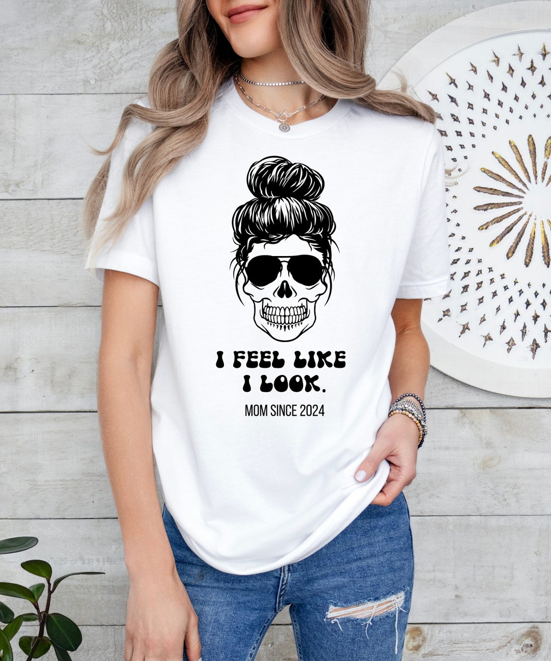 Messy Bun Mom Shirt, Personalized Shirt, Funny Mom Shirt, Messy Bun ...