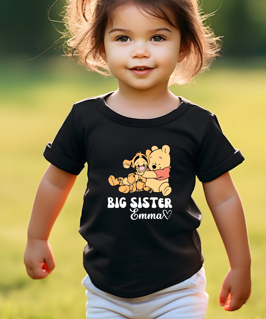 Big Sister Shirt, Winnie the Pooh, Personalized Shirts, Big Sister ...