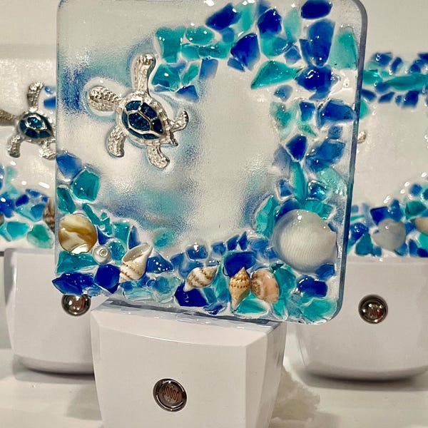 Sea Glass Light Fixtures - Etsy
