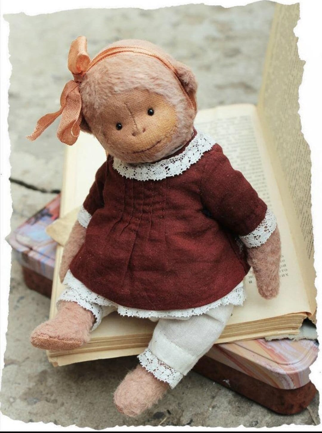PDF Sewing Pattern for 7 Inch Monkey "anna" - Etsy