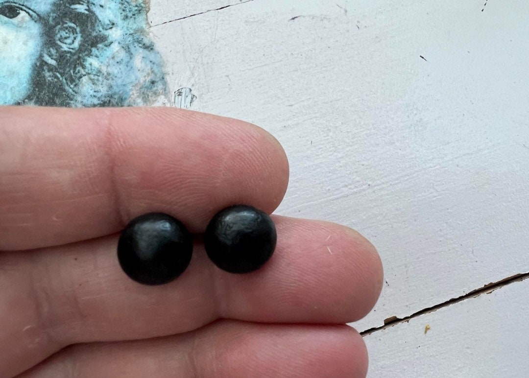 Genuine Vintage Boot Buttons on Loop 9 Mm(eyes02) - Etsy